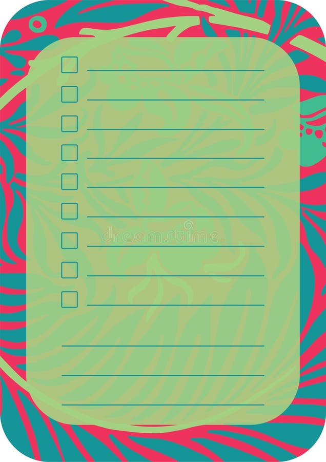 To do list stock vector. Illustration of blue, leaves - 254045699