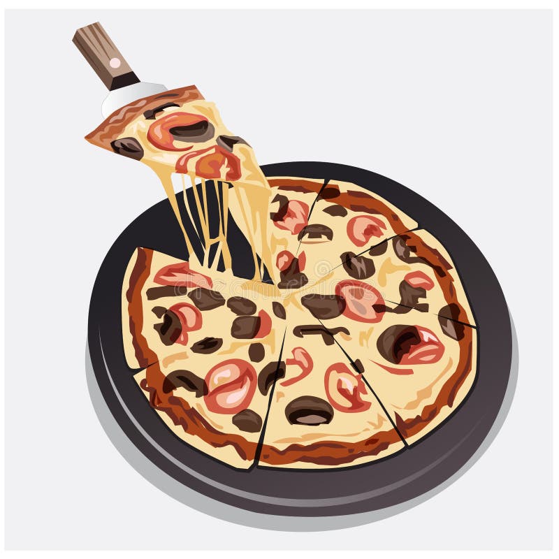 Pizza Gray Stock Illustrations – 992 Pizza Gray Stock Illustrations ...