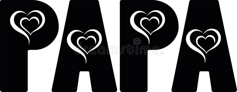 Papa Jpg Clipart Cut File Cricut Silhouette and for T-shirt Stock ...