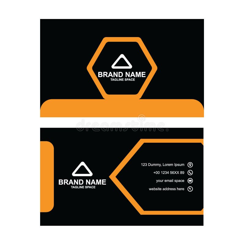 Professional Modern Printable Business Card, Invitation Card Design ...