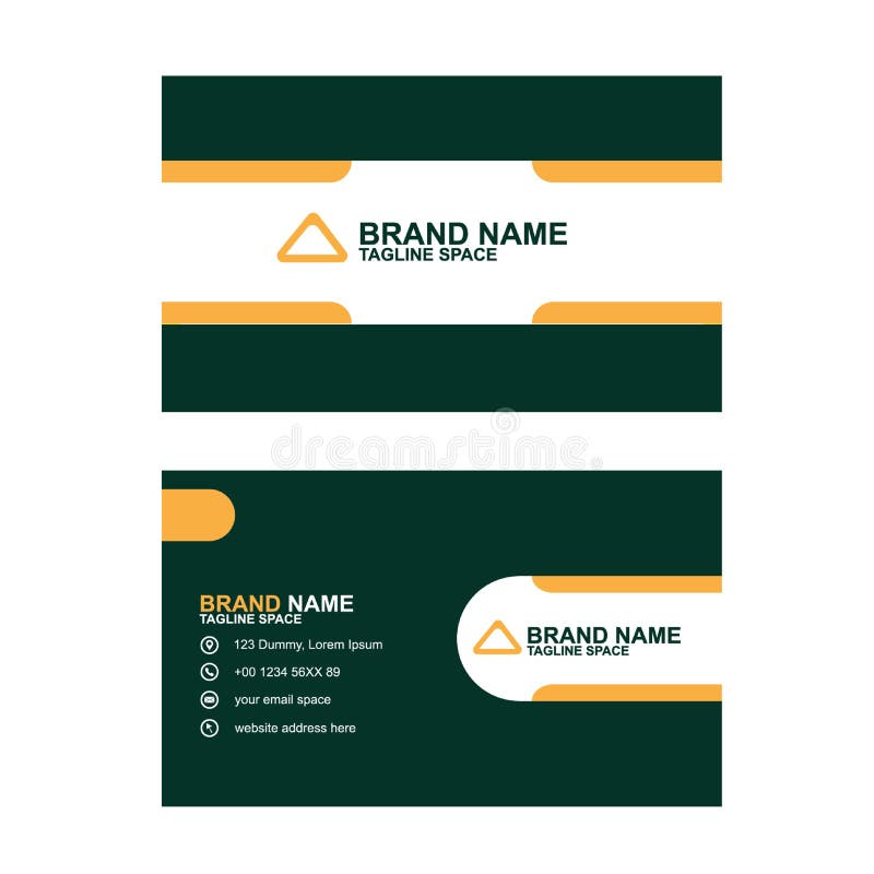 Professional Modern Printable Business Card, Invitation Card Design ...