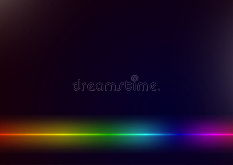 Abstract Dark Background. Spectrum Line Stock Vector - Illustration of ...