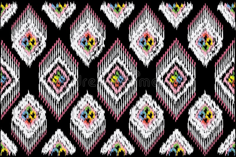 Geometric Ethnic Pattern Seamless Design for Background or Wallpaper ...