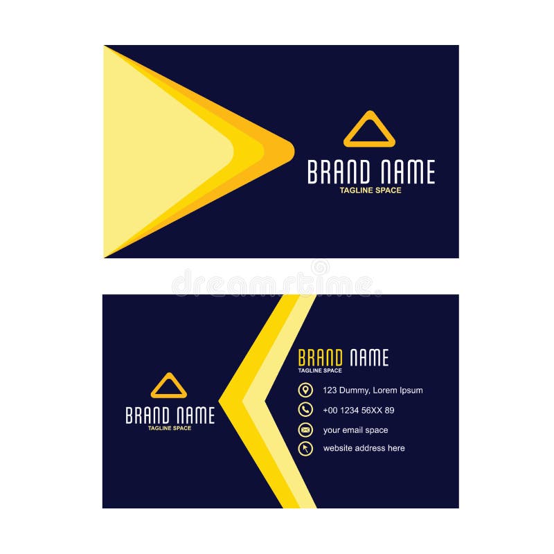 Professional Modern Printable Business Card, Invitation Card Design ...