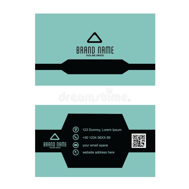 Professional Modern Printable Business Card, Invitation Card Design ...