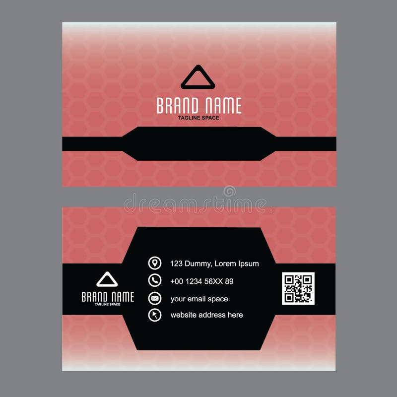 Professional Modern Printable Business Card, Invitation Card Design ...