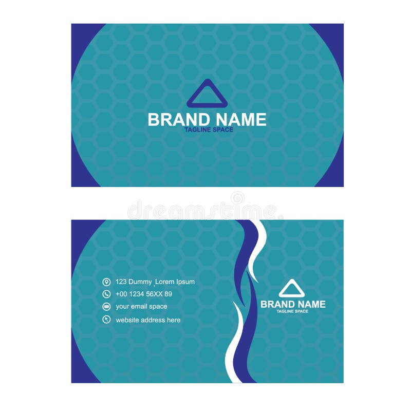 Professional Modern Printable Business Card, Invitation Card Design ...