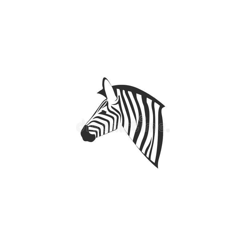 Zebra Logo Design Inspiration. Zebra Logo on White Background Stock ...