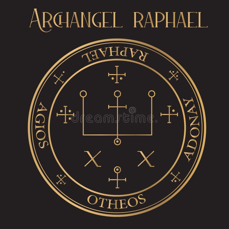 Archangel Raphael Seal - `God Heals` is the Angel of Protection and ...