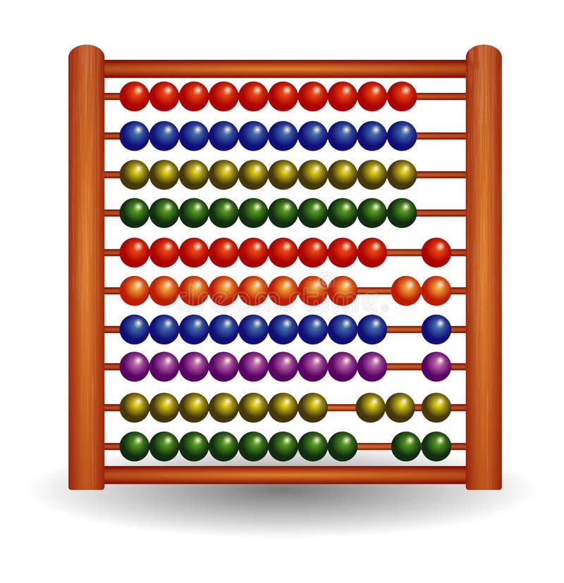 Abacus Set of Classic Wooden Old Abacus Arithmetic Tool Equipment ...