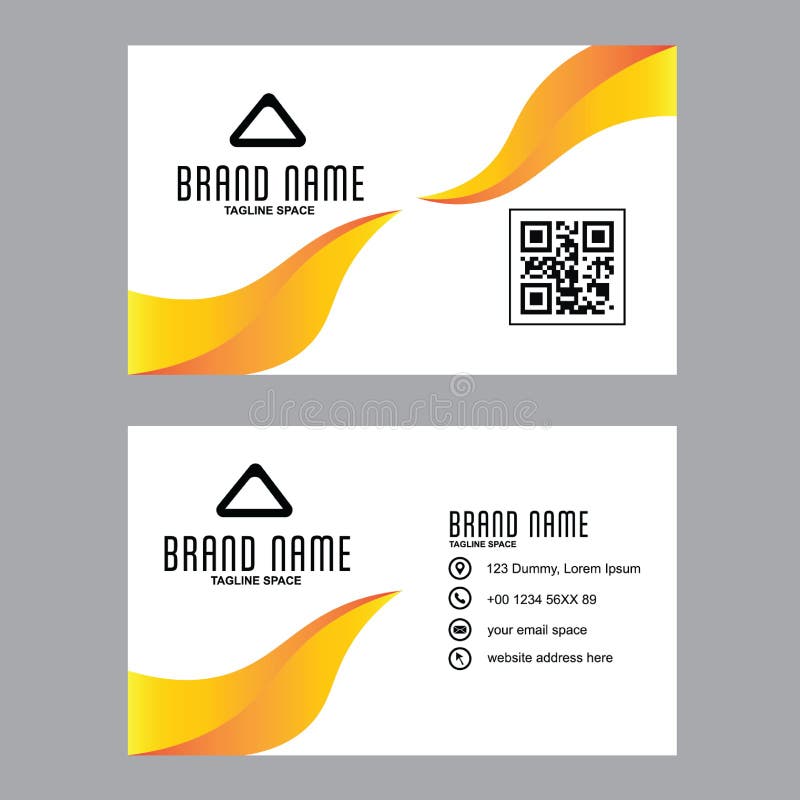 Professional Modern Printable Business Card, Invitation Card Design ...