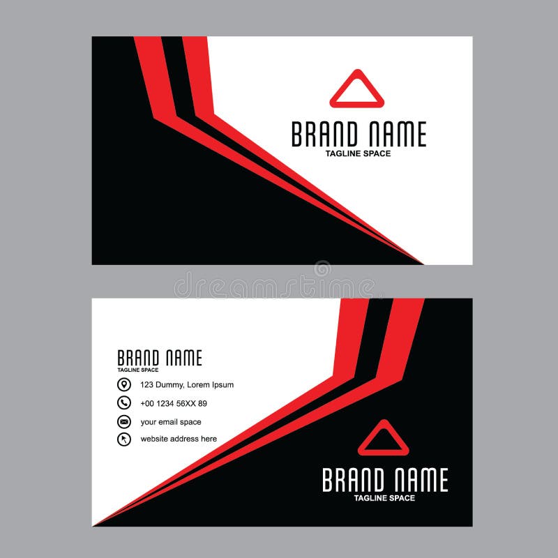 Professional Modern Printable Business Card, Invitation Card Design ...