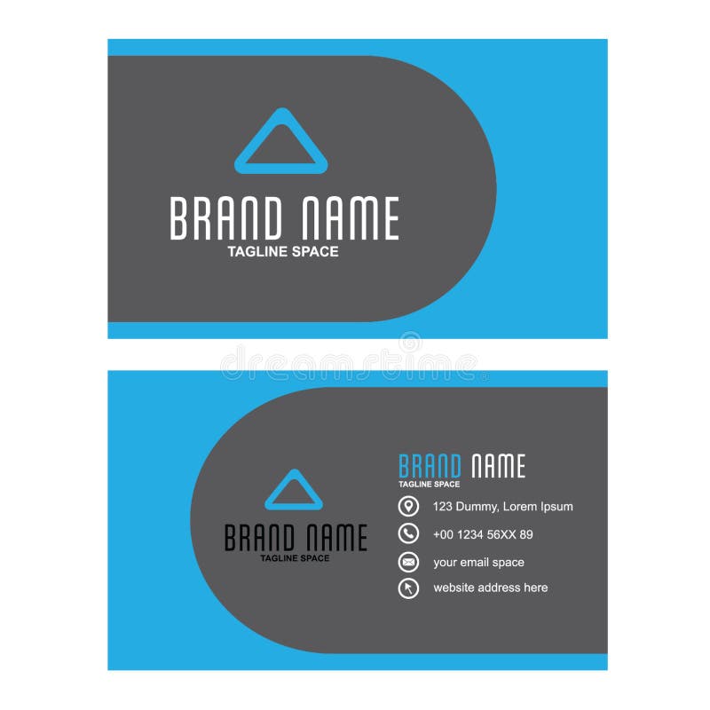 Professional Modern Printable Business Card, Invitation Card Design ...