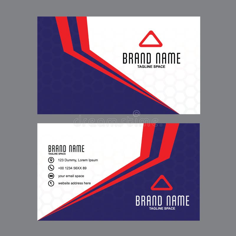 Professional Modern Printable Business Card, Invitation Card Design ...