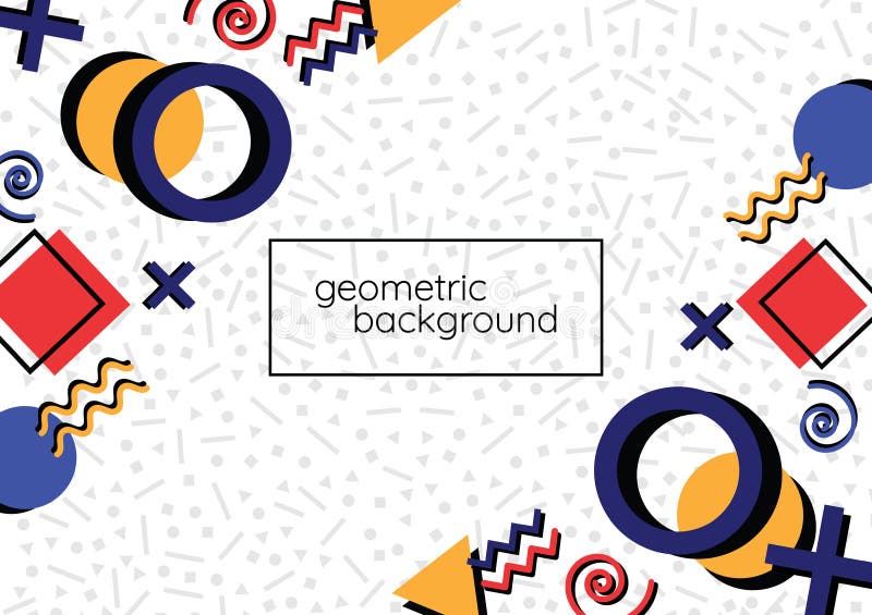 Abstract Geometric Background Vector Design Stock Vector - Illustration ...