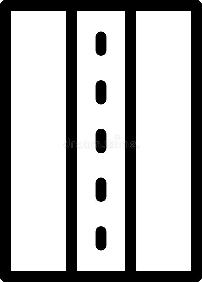 Route Icon with Glyph Style Stock Vector - Illustration of circle ...