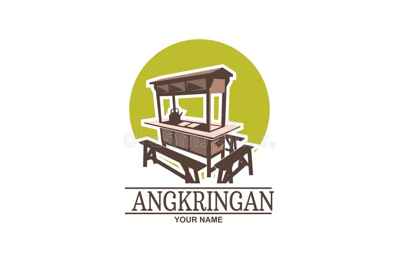 Vector Illustration for Angkringan Food Stall Logo. Stock Vector ...