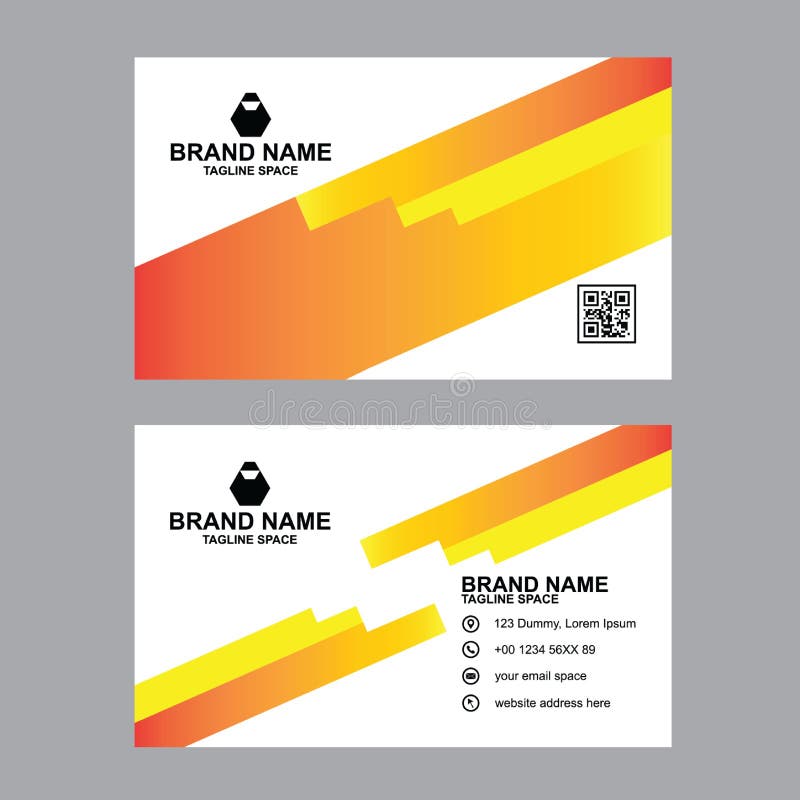 Professional Modern Printable Business Card, Invitation Card Design ...