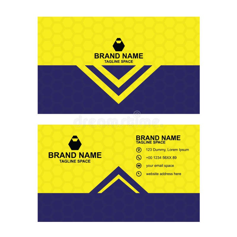 Professional Modern Printable Business Card, Invitation Card Design ...