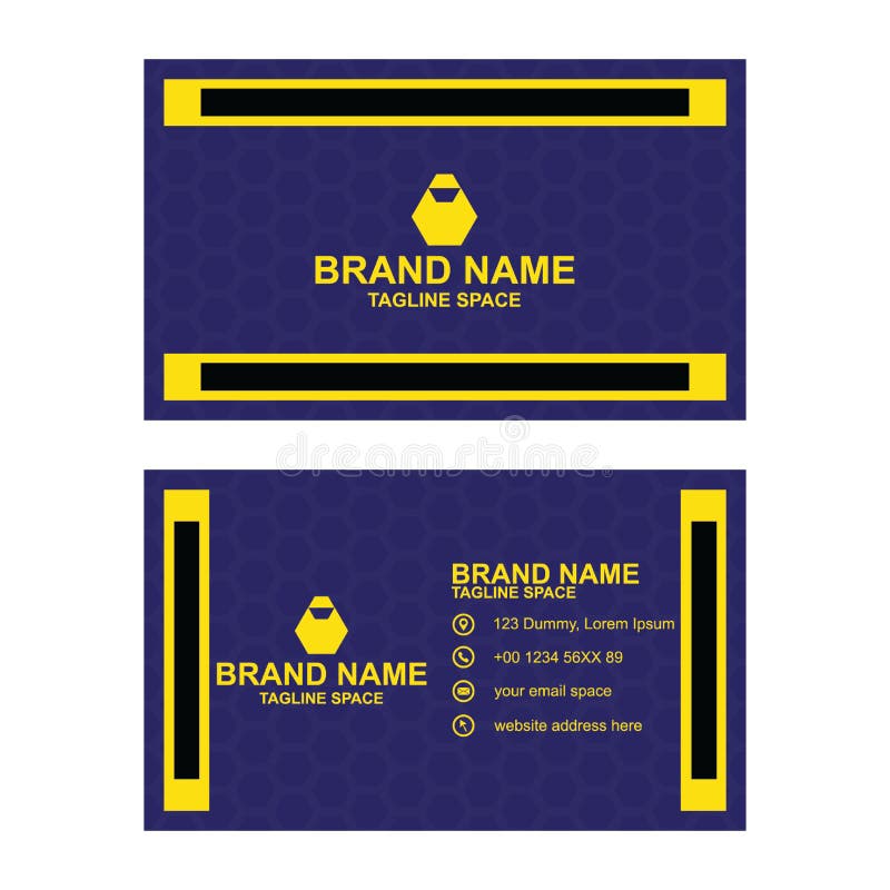 Professional Modern Printable Business Card, Invitation Card Design ...