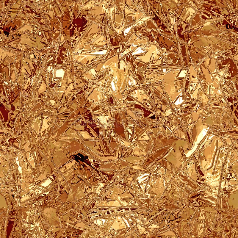 Sparkly Golden Background, Gold Shiny Foil Texture, Glowing Yellow ...