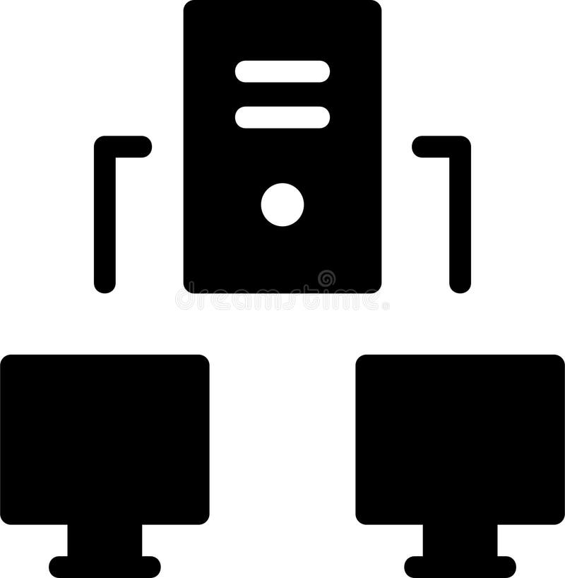 File Synchronization Icon with Glyph Style Stock Vector - Illustration ...