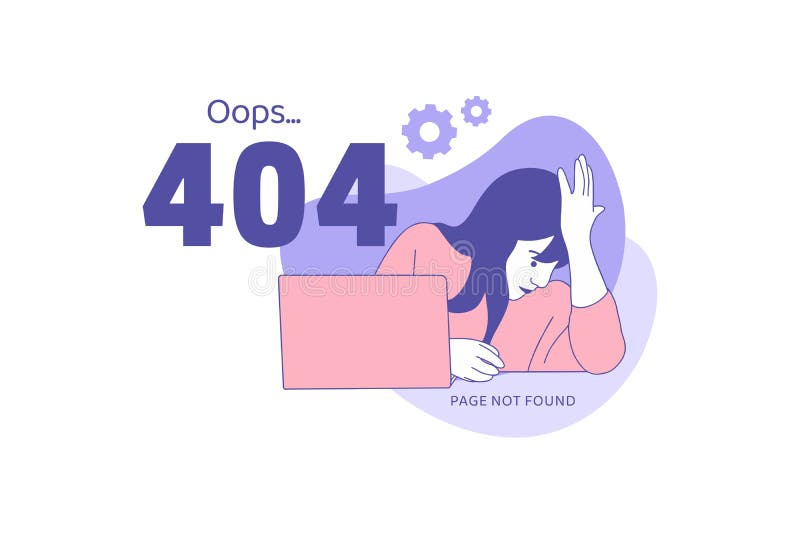 Error Design Concept Landing Page Stock Illustrations – 921 Error ...