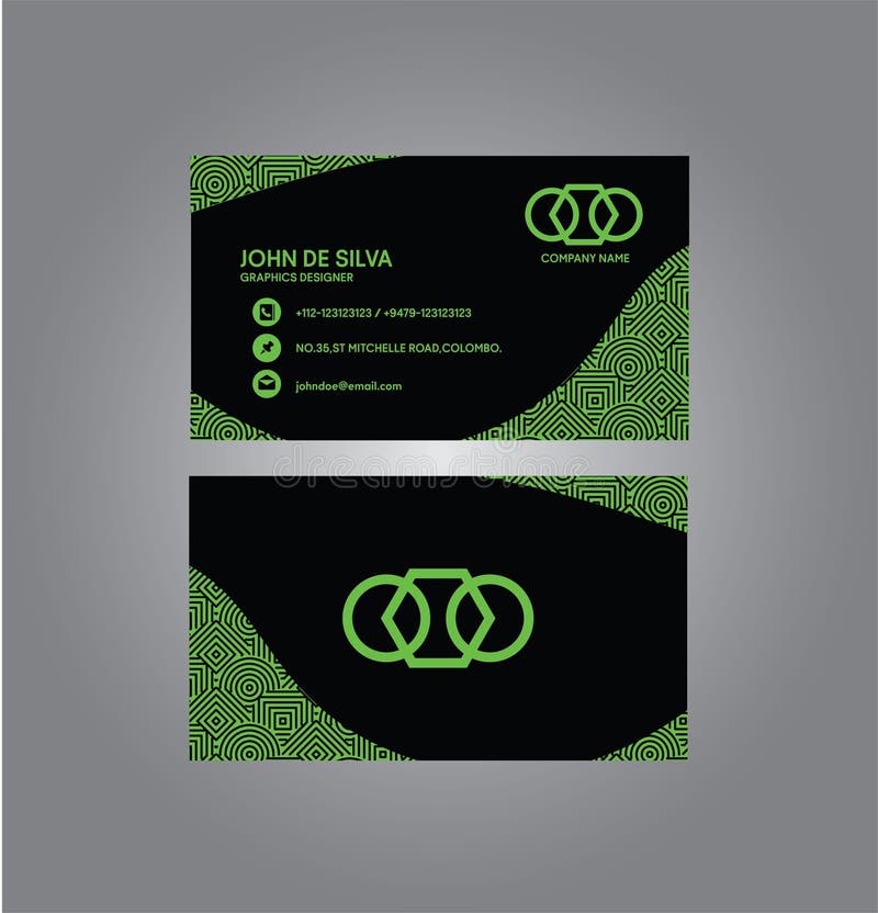 Professional Modern Printable Business Card, Invitation Card Design ...