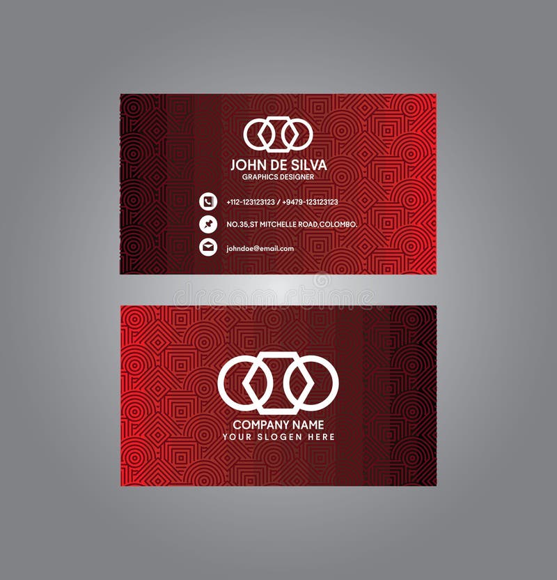 Professional Modern Printable Business Card, Invitation Card Design ...