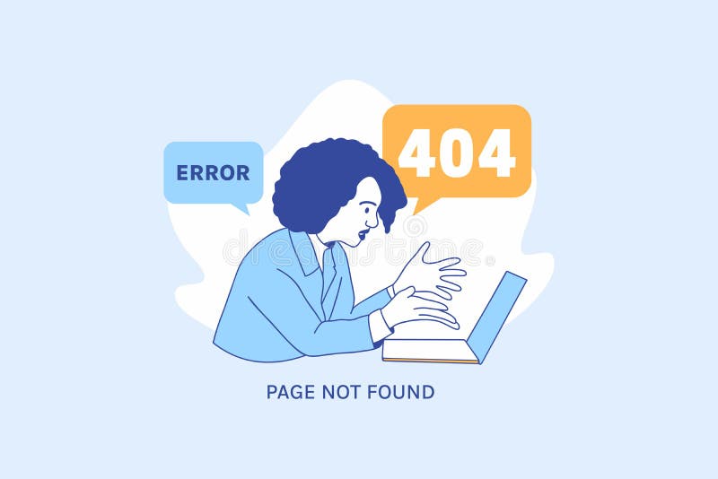 Error Design Concept Landing Page Stock Illustrations – 921 Error ...