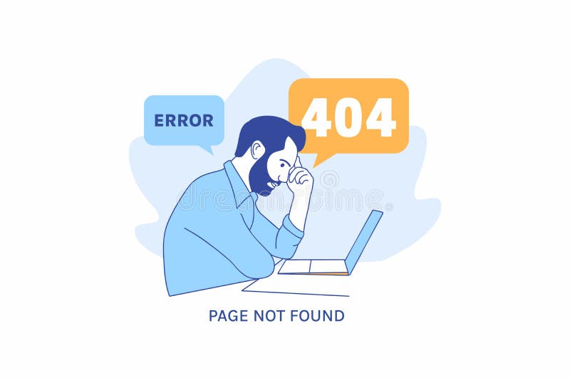 Error Design Concept Landing Page Stock Illustrations – 921 Error ...
