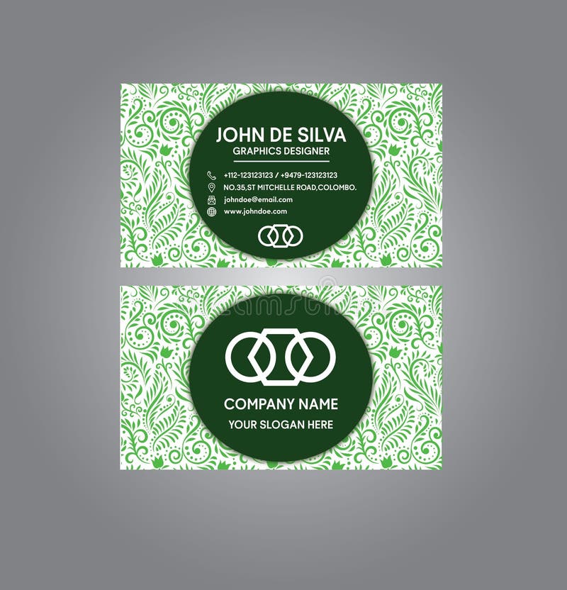 Professional Modern Printable Business Card, Invitation Card Design ...