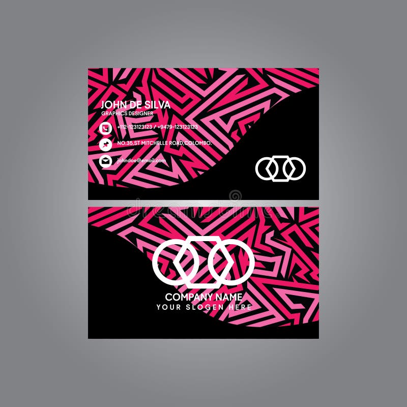 Professional Modern Printable Business Card, Invitation Card Design ...