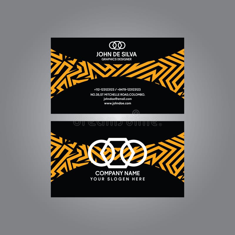 Professional Modern Printable Business Card, Invitation Card Design ...