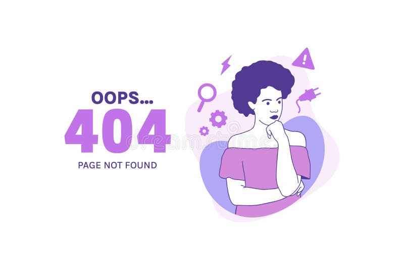 Error Design Concept Landing Page Stock Illustrations – 921 Error ...