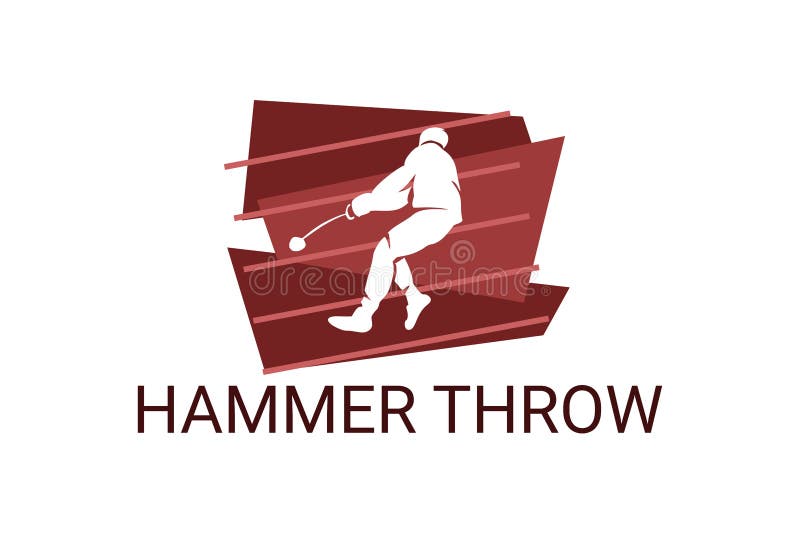 Hammer Throw Sport Vector Line Icon. Hammer Throw Stance Stock Vector ...