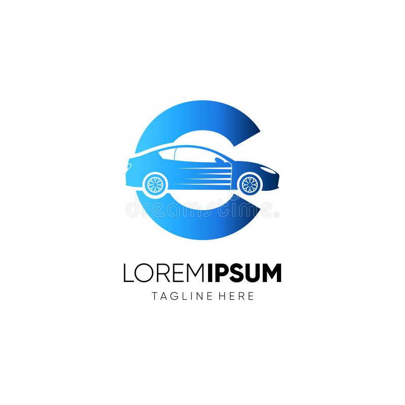 Letter C Initial Car Logo Design Vector Icon Graphic Stock Vector ...