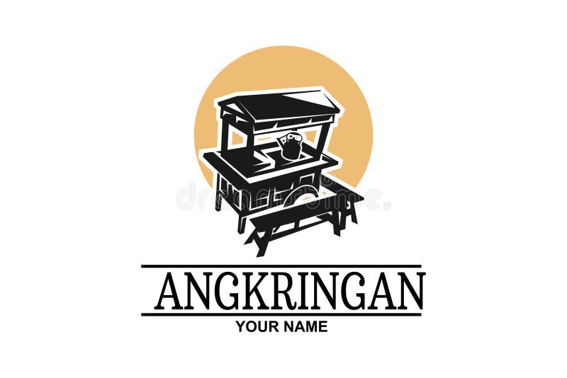 Vector Illustration for Angkringan Food Stall Logo. Stock Vector ...