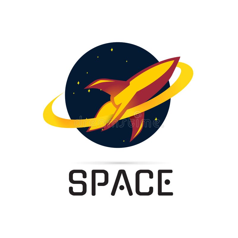 Rocket Launcher To the Moon Logo Design Vector Stock Vector ...