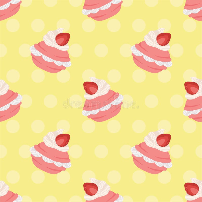 Handraw Cute Food Sweet Design Vector Stock Vector - Illustration of ...