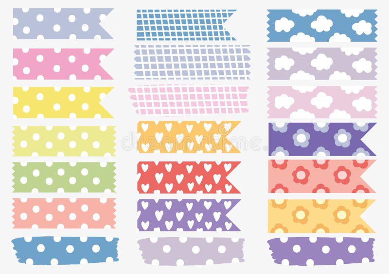 Cute Colorful Notepad Design Vector Stock Illustration - Illustration ...