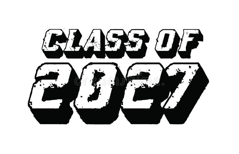 Class of 2027 Vector T Shirt Design, Class Graduate Stock Vector ...