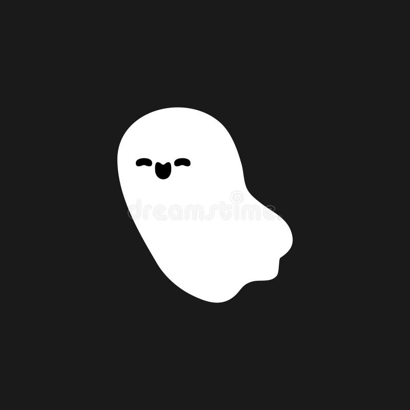 Little Cute Ghosts Happy Halloween Watercolor Halloween Scary Ghostly ...