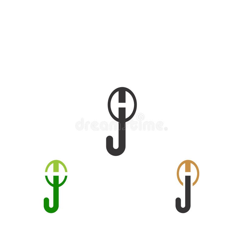 Alphabet Letters Initials Monogram Logo HJ, JH, J and H Stock Vector ...