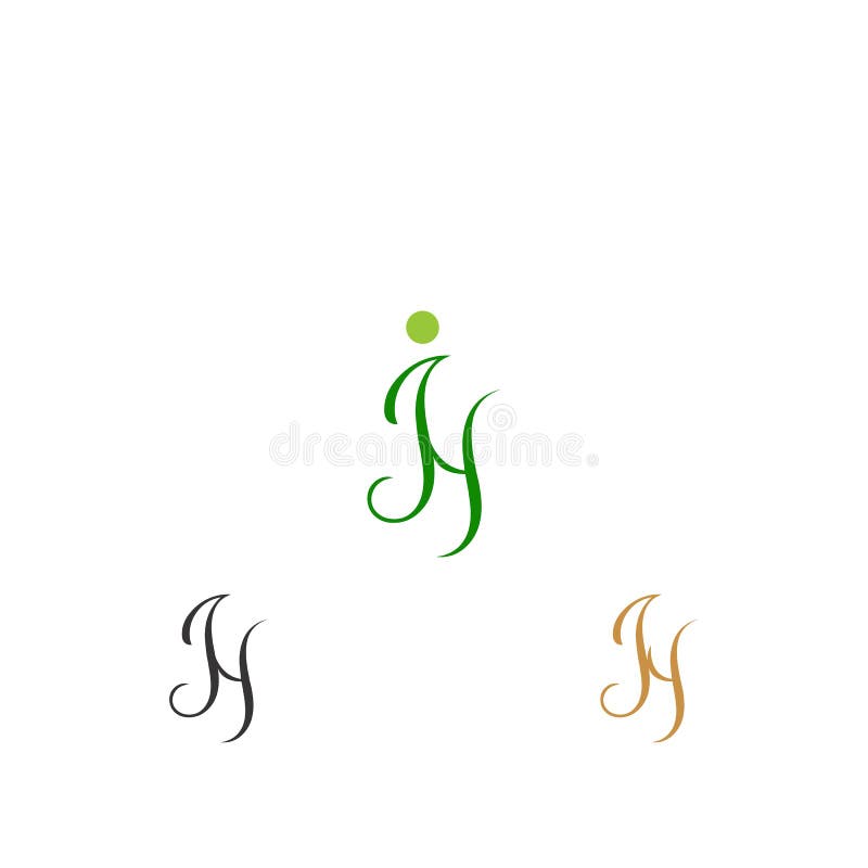 Alphabet Letters Initials Monogram Logo HJ, JH, J and H Stock Vector ...