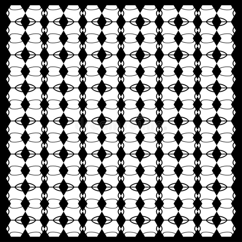 Black and White Seamless Pattern, Black and White Background Stock ...