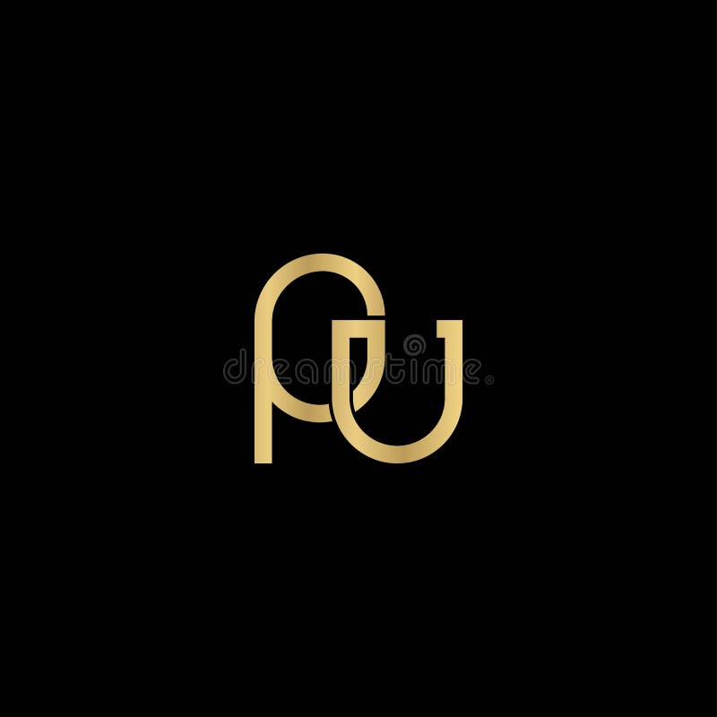 Alphabet Letters Initials Monogram Logo PU, UP, U and P Stock Vector ...