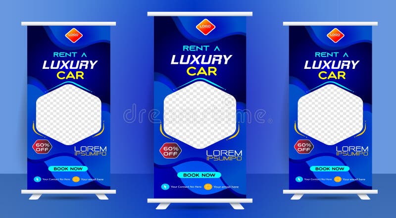 Business Roll Up Display, Standee Design Banner, Corporate Digital Roll ...
