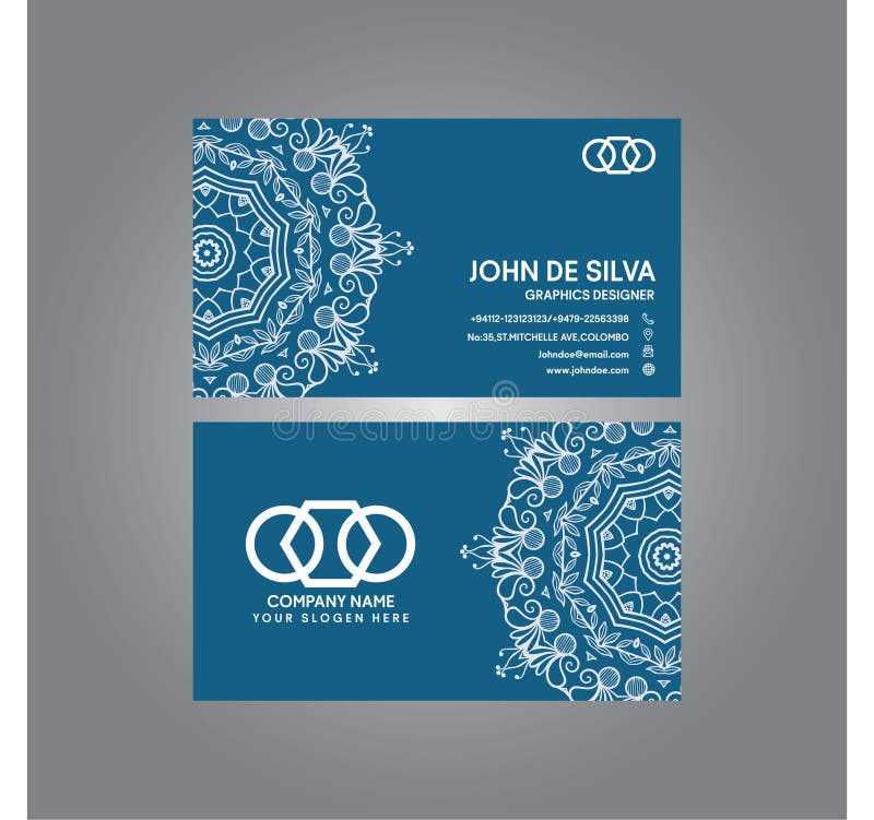 Professional Modern Printable Business Card, Invitation Card Design ...