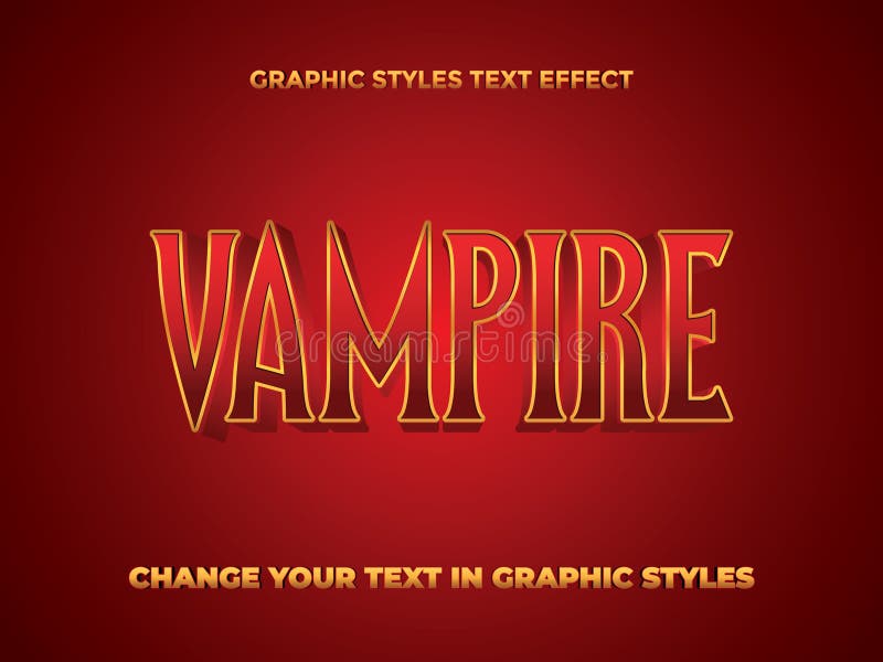 Vampire Text Effect Stock Illustrations – 55 Vampire Text Effect Stock ...